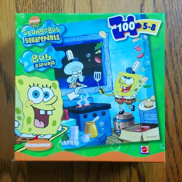 Games | Spongebob Squarepants Vintage 10 Piece Jigsaw Puzzle | Poshmark
